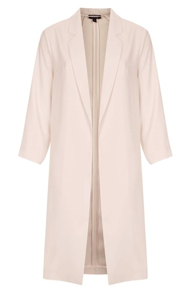 Side Split Satin Coat - Damsel In Dior