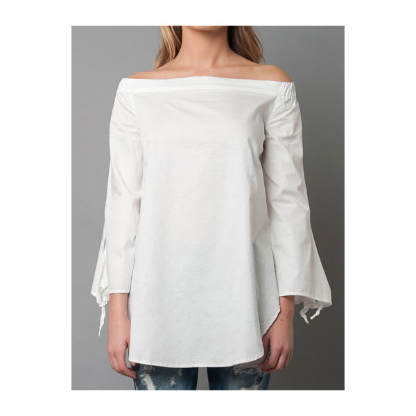 Off Shoulder Wide Sleeve Top - Damsel In Dior
