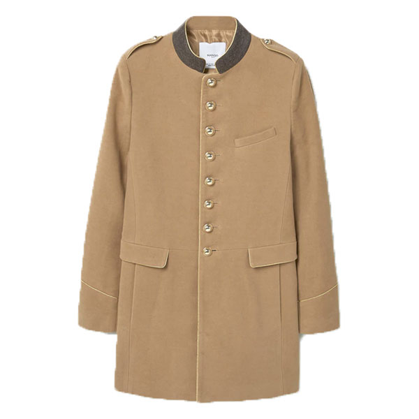 Military Style Coat - Damsel In Dior