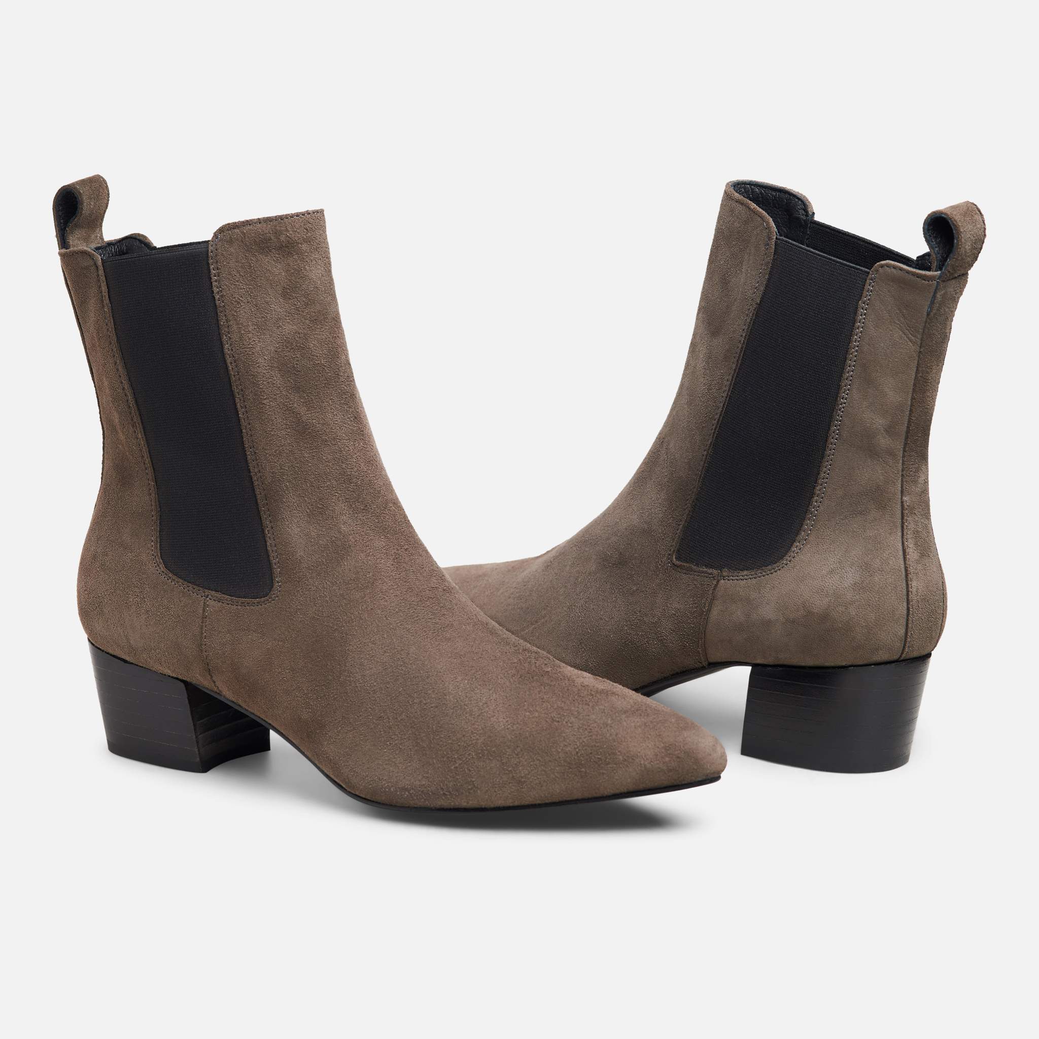 The Mercer Boot in Grey - Damsel In Dior